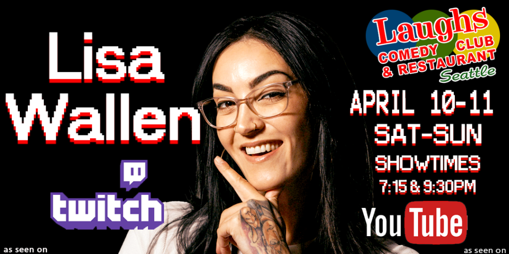 Comedy Show Lisa Wallen, April 11th and 12th at Laughs Comedy Club ...